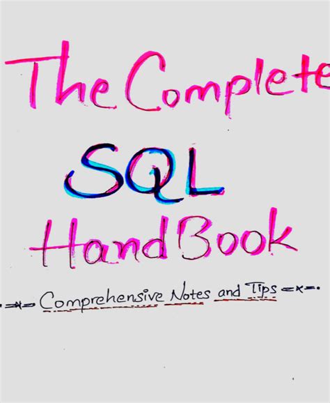 The Complete Sql Handwritten Notes Handbook Pdf Download Store