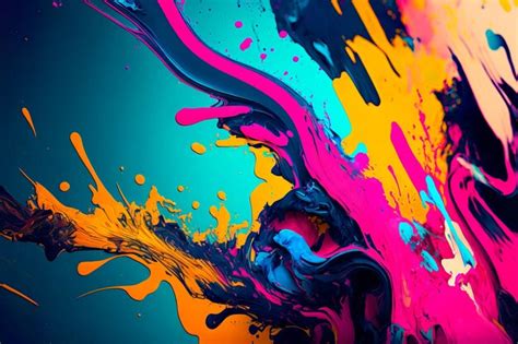 Premium Photo Abstract Strokes Abstract Geometric Art Generative Ai