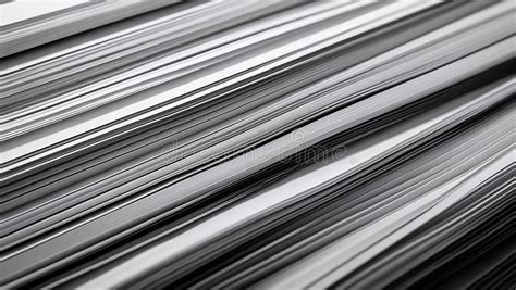 Stack Of Paper Creates Dynamic Diagonal Lines In Monochrome Stock Illustration Illustration Of
