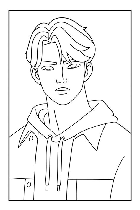 Free Jinu Calm And Serious Expression Coloring Pages Printable Pdf
