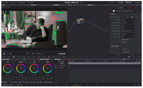 Resolve False Color Nobe Display Support Time In Pixels