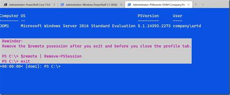 Powershell Remoting Profiles With Windows Terminal • The Lonely