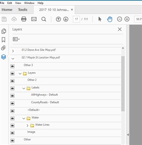 Solved Exported Pdfs Have No Layers Esri Community
