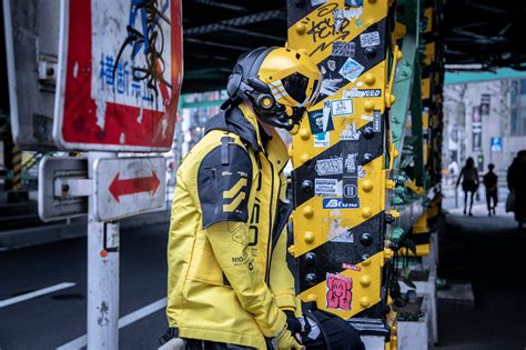 Tanknsbak In Kiirowear Jacket By Machine56 Helmet Shirosuke Handmade Production One Of A