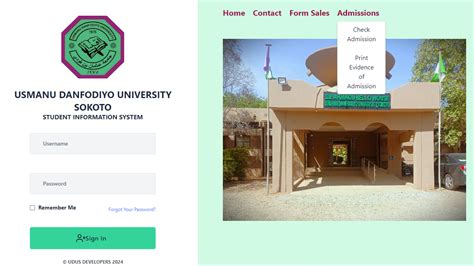 Udus Result Checker Portal Check Your Semester Results Online