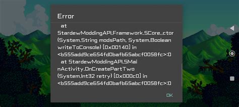 Please Help About This Error When Start Smapi Stardew · Issue 400 · Zaneyorksmapi Android