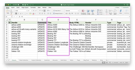 how to use the matrixify format template to manage shopify data