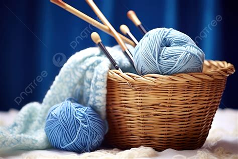 바구니에 뜨개질 바늘 두 개와 실 겨울 계절 고해상 배경 일러스트 및 사진 무료 다운로드 Pngtree