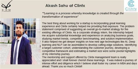 akash sahu on linkedin summerinternship clintx corporatestrategy