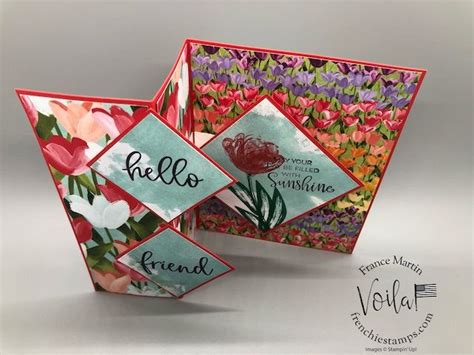 Z Fold With Pop Up Center Frenchie Stamps X Fold Card Ideas W Fun