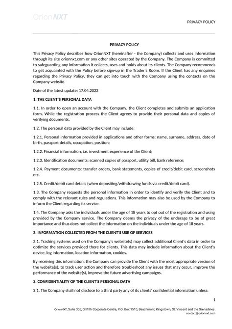 Privacy Policy Pdf Docdroid