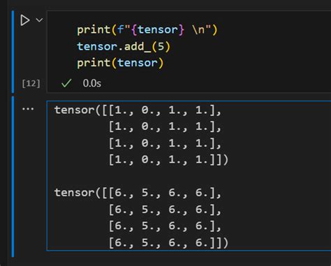 Pytorch入门—tensors张量的学习 Csdn博客