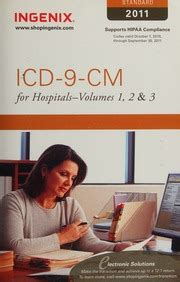 ICD 9 CM Professional For Hospitals Volumes 1 2 3 2011 Compact Free Download Borrow