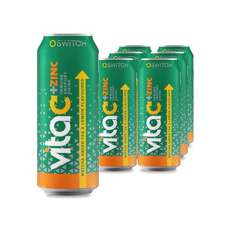 Switch Vita C Matcha Green Tea And Lemon 6 X 500ml Shop Today Get
