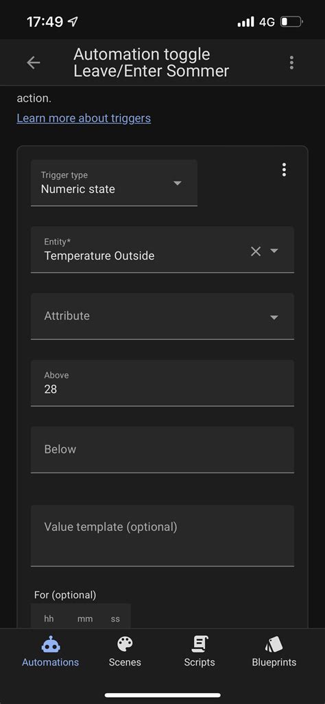 Turn Automations On Off Based On Temperature Blueprints Home Assistant Community