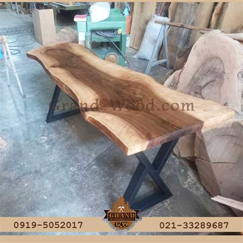 میز کار چوبی روستیک چوب گردو مریوان نجاری گرند وود