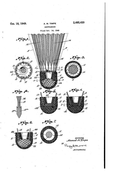 Patent Of The Day Shuttlecock Suiter Swantz Ip