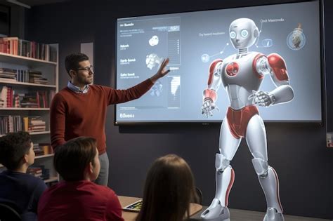 Premium Photo In A Vibrant And Modern Classroom An Advanced