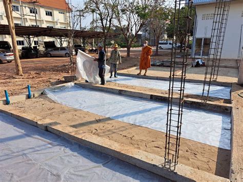 รองอธิการบดีวิทยาเขตหนองคาย ตรวจเยี่ยมและดูความคืบหน้าการก่อสร้างโรงประกอบอาหาร มจร วิทยาเขต