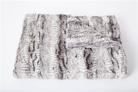 Lux Python Throw In Silver Tourance