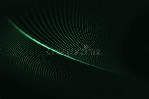 Green Curve Line Abstract Black Background Stock Illustration Illustration Of Backdrop Design