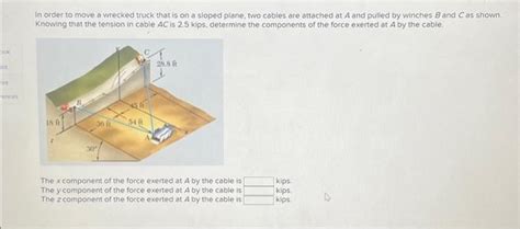 Solved Ook Int Rint Rences In Order To Move A Wrecked Truck Chegg Com