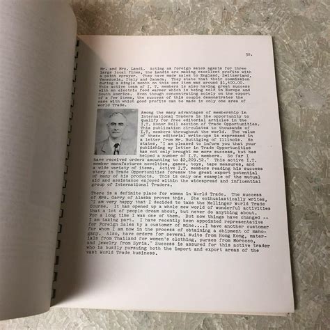 Bl Mellinger World Trade Report~20 Lessons~september 1962~b86