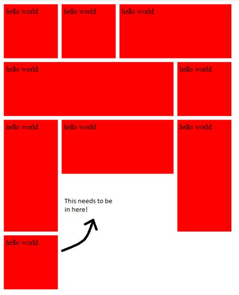 Html CSS Patio Layout Stack Overflow