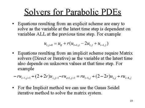 Lecture 5 Parabolic Pdes 1 Aim Of Lecture