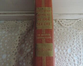 Vintage Sex Book Etsy