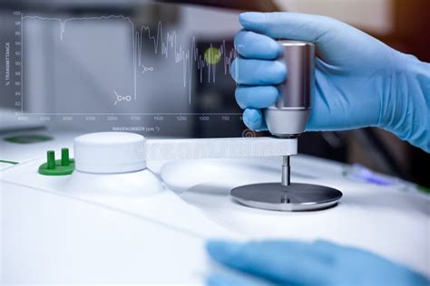 Fourier Transform Infrared Spectroscopy Ftir Instrument Stock Image Image Of Equipment