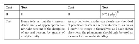 Tables Multiple Columns Using Block And Nicematrix Package Tex