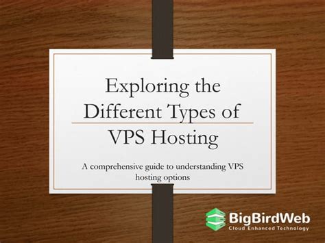 Exploring The Different Types Of Vps Hosting Pptx