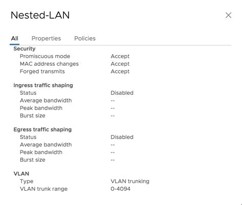 NSX V Lab Setup VDives
