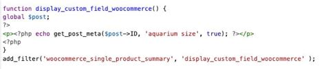 How To Add And Display Custom Fields In Woocommerce Product Pages