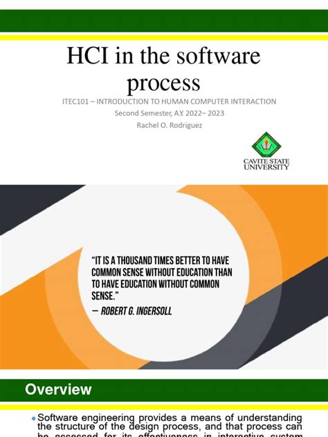 Lecture 4 Hci In The Software Process Pdf Usability Software Prototyping
