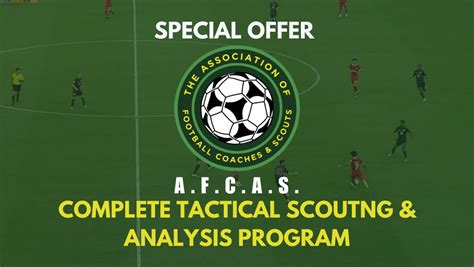 Complete Tactical Scouting And Analysis Program