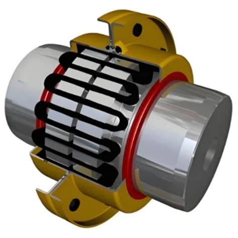 Grid Snake Grid Flexible Shaft Coupling Jsb Type Coupling Serpentine Spring Shaft Coupling
