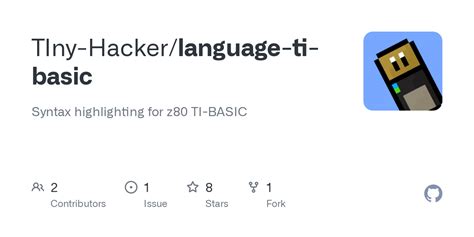 Github Tiny Hackerlanguage Ti Basic Syntax Highlighting For Z80 Ti Github Tiny Hackerlanguage Ti Basic Syntax Highlighting For Z80 Ti