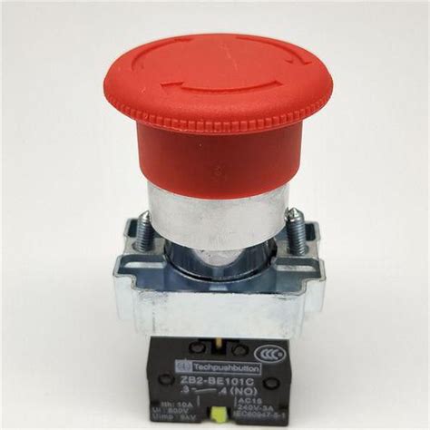 Zb2 Be102c Mushroom Head Power Switch Emergency Stop 10a Price From