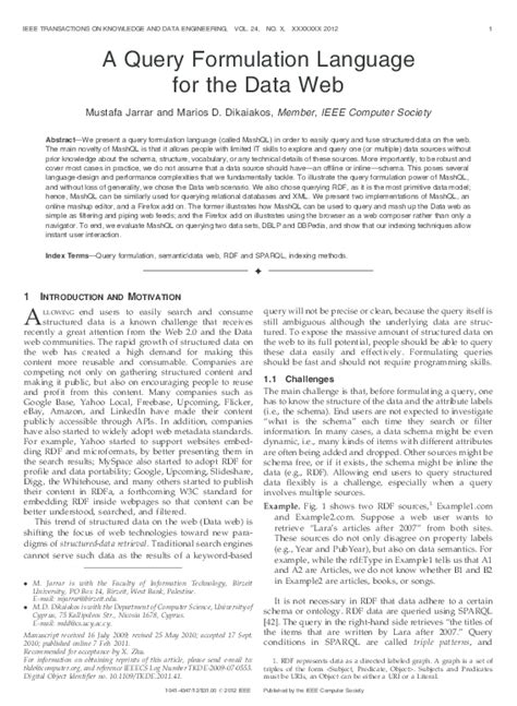 pdf a query formulation language for the data web