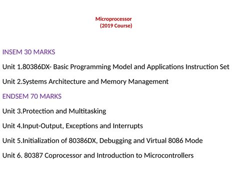 Microprocessorpptx Micro Processor Ppt First Ppt