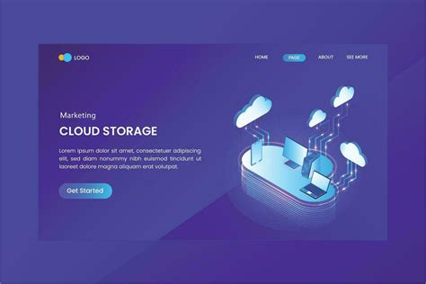 Cloud Storage Isometric 32471759 Vector Art At Vecteezy