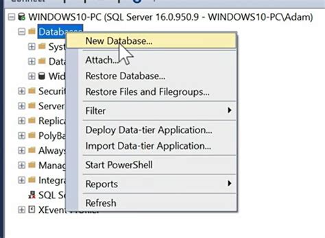 Tutorial Sql Server 8 — Membuat Database Baru Pada Server By Kemal