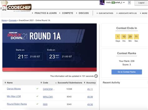 Srishti Gupta On Linkedin Python Codechef Share