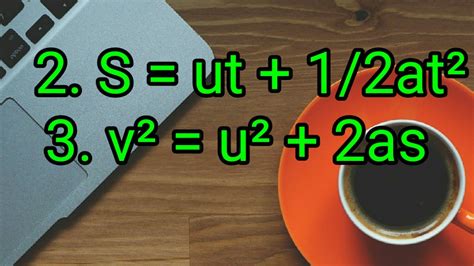 Equations Of Motion S Ut 1 2at² V² U² 2as Gräphìçãlly Youtube