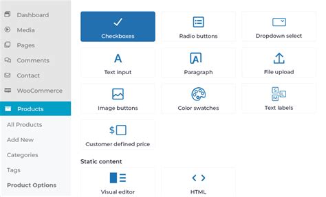WooCommerce Product Options Plugin Sell Advanced Extras Add Ons