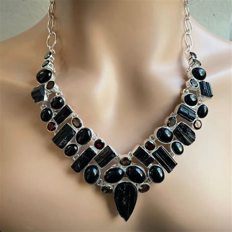 Black Natural Stone Jewelry