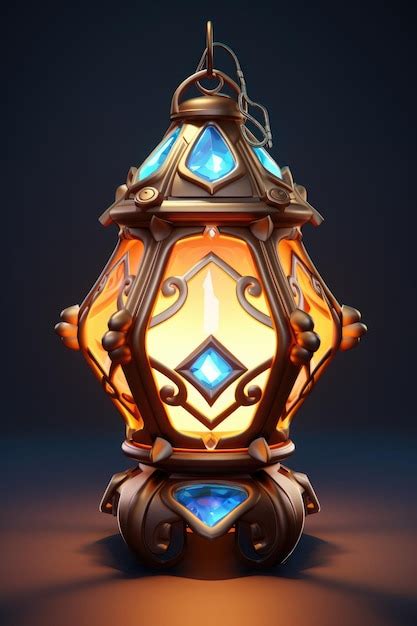 Premium Ai Image Islamic Lantern