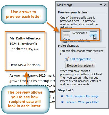 Using Mail Merge VTI Information Technology